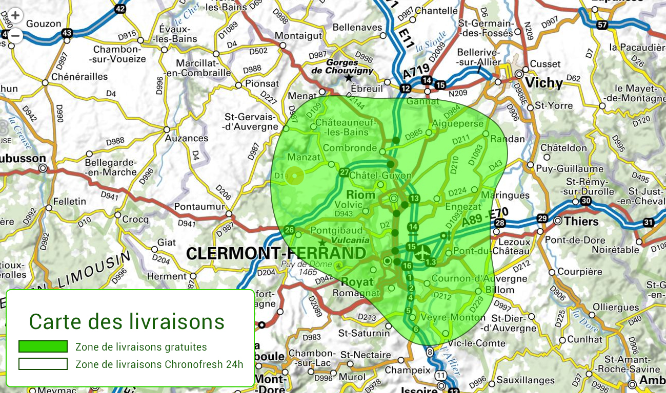 Livraisons Zone Verte (Conditions) – La Ferme Allant Vert
